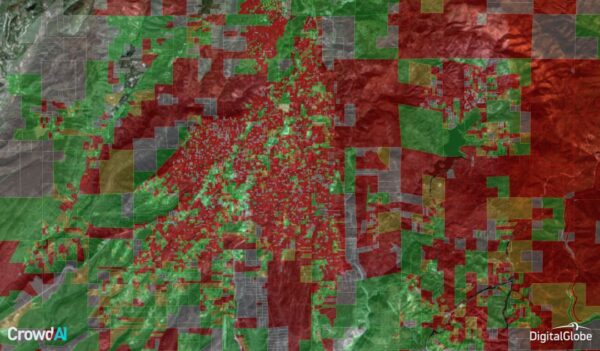 1 秒划分受灾区域，CrowdAI 使用卫星影像评估加州山火损失 | 资讯 | HyperAI超神经