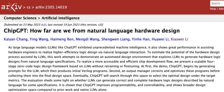 自己卷自己？英伟达发布大模型 ChipNeMo，专为芯片设计定制 / 资讯 / HyperAI超神经