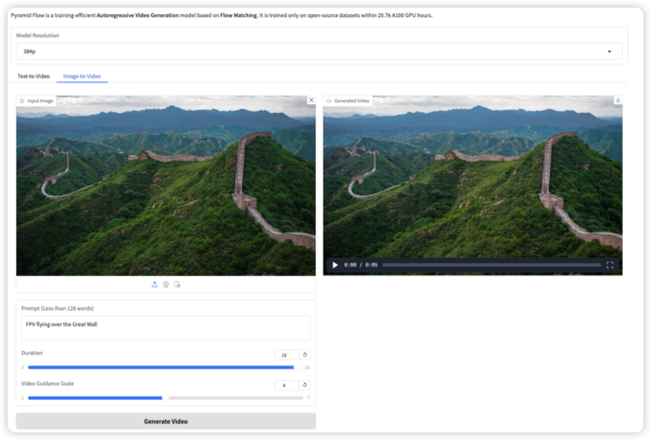 Pyramid Flow 一分钟生成超高清视频 Demo | 教程 | HyperAI超神经