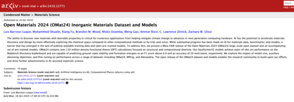 几乎覆盖元素周期表！Meta 发布开源 OMat24 数据集，含 1.1 亿 DFT 计算结果 | 资讯 | HyperAI超神经