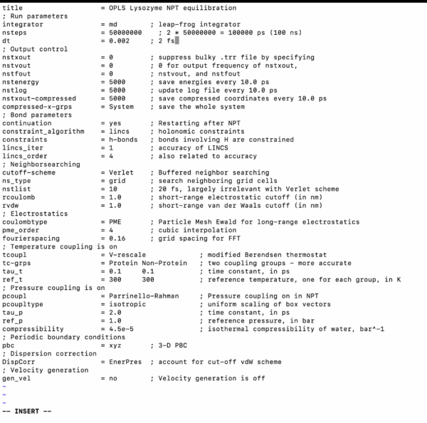 GROMACS Getting Started Tutorial: Lysozyme in Water | Tutorials | HyperAI