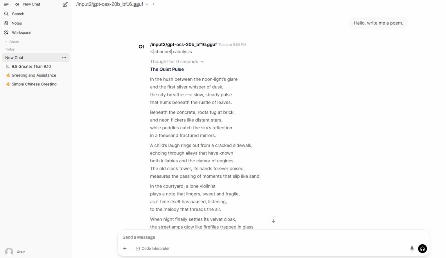 llama.cpp+Open-Webui 部署 gpt-oss-20b | 教程 | HyperAI超神经